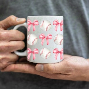 Coquette Baseball Bow PNG: Girly Pink Design (digital Download) - Etsy