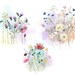 Meadow Flowers Floral Clipart Spring Design Png Spring Flowers ...