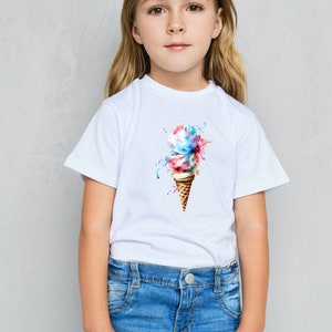 Watercolor Ice Cream Clipart Cones and Sundaes Ice Cream - Etsy