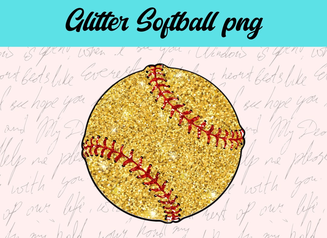 Glitter Softball PNG: Retro Mom Game Day Design (digital Download) - Etsy