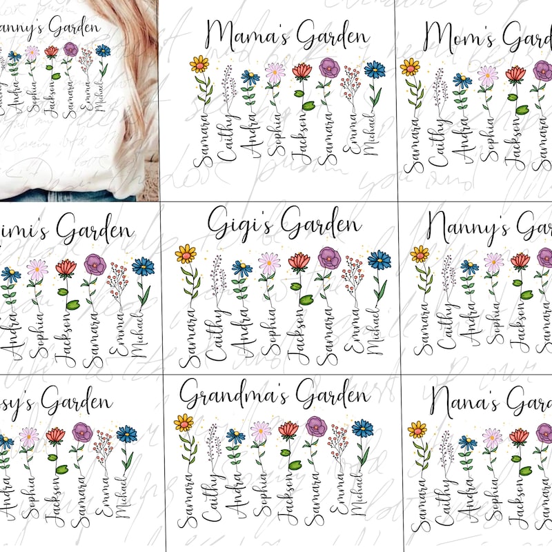 Moms Garden Png or Svg - Etsy