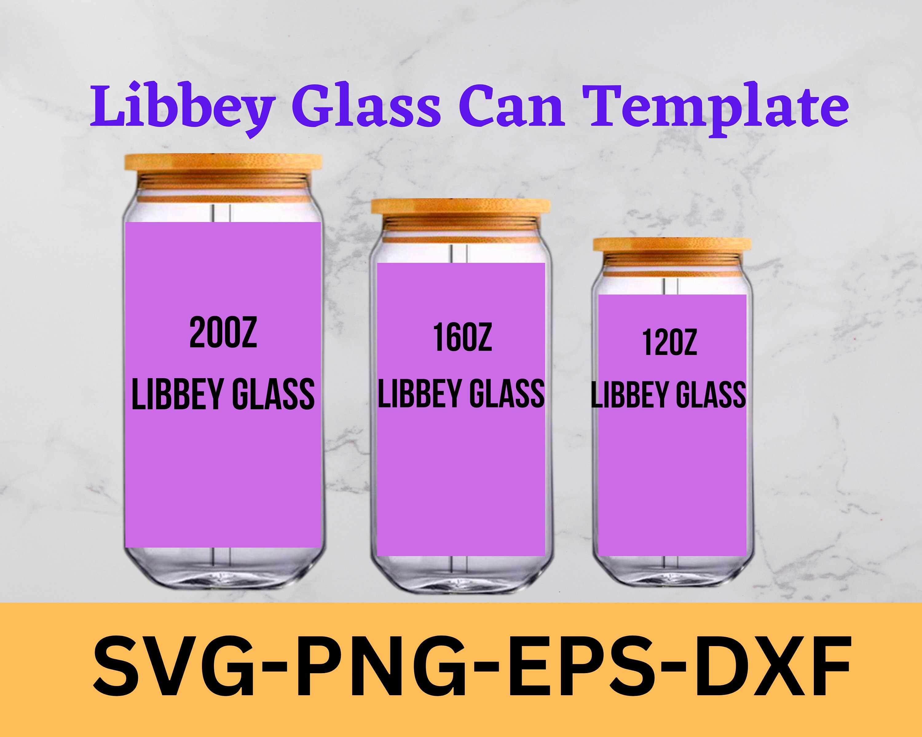 Libbey Glass Svg 12 Oz 12 / 16 / 20oz Libbey Glass Libbey - Etsy