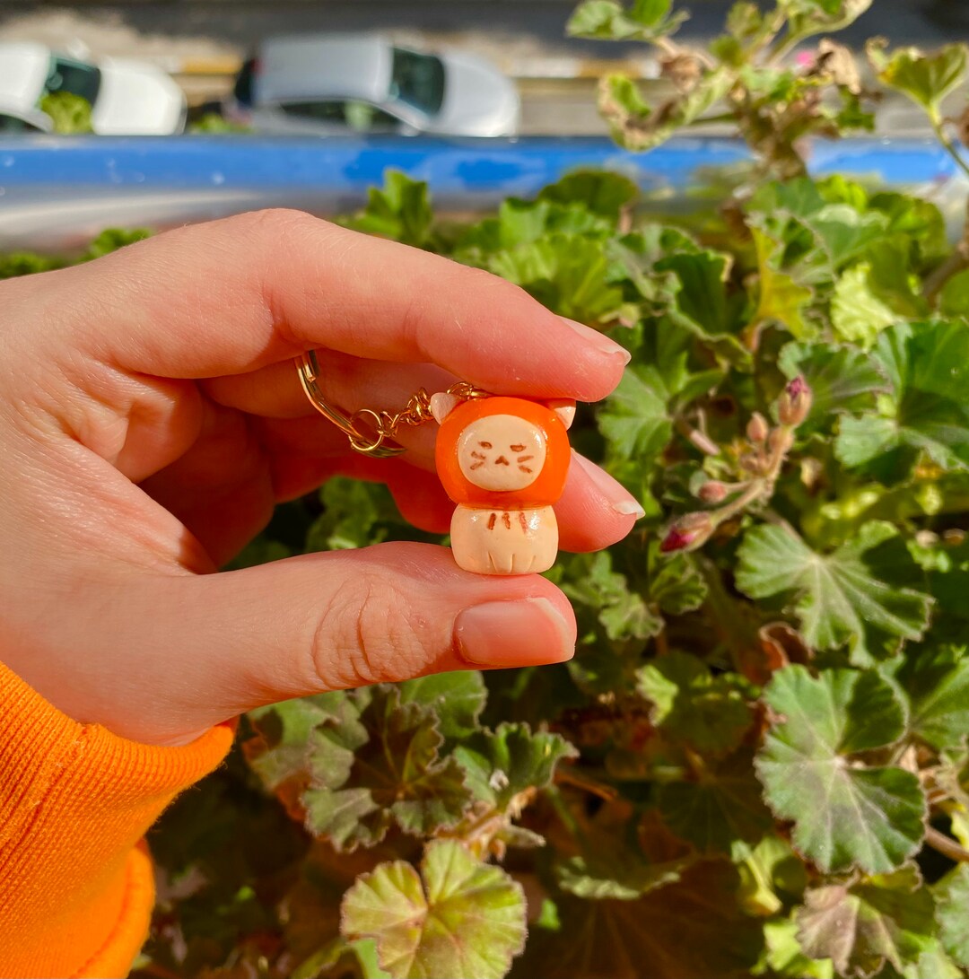 Tangerine Head Cat Yoongi Inspired Keychain - Etsy