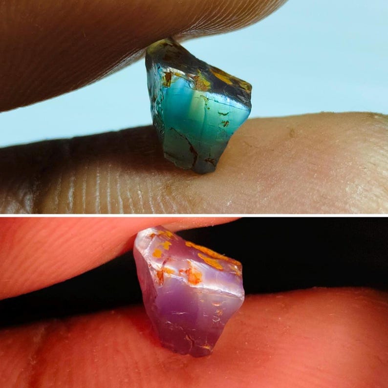 1.60 Ct 100% Natural Alexandrite Rough Cuttable Raw Uncut Loose ...