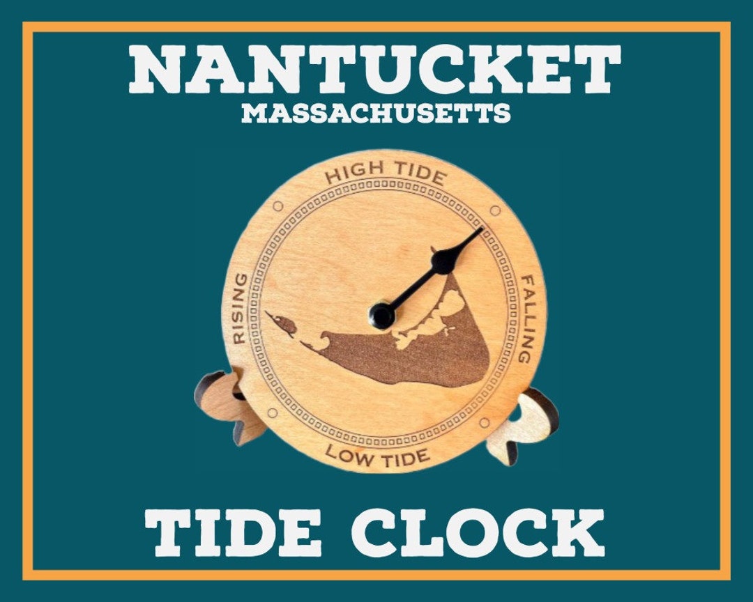 Nantucket Tide Clock - Custom Hand Made, Stained or White Wash - Gift ...