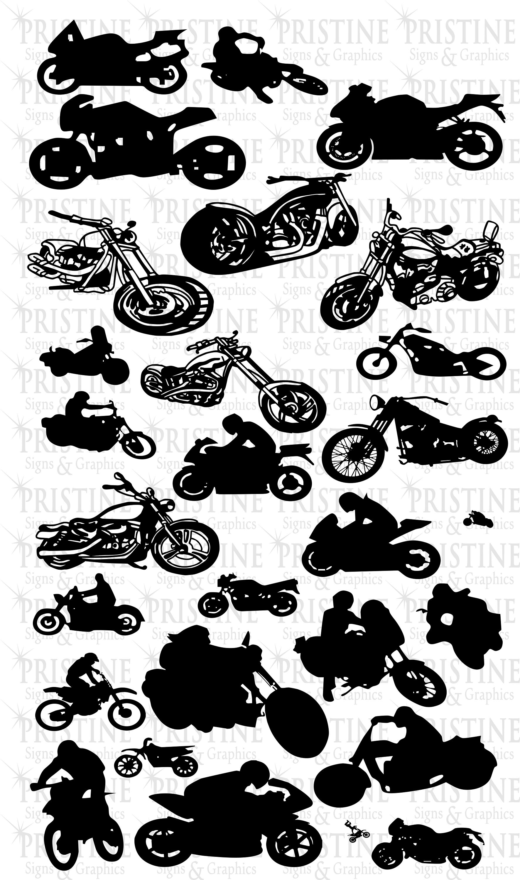 Motorcycle\dirtbike\bike Svg Digital Bundle 90+ Designs - Etsy