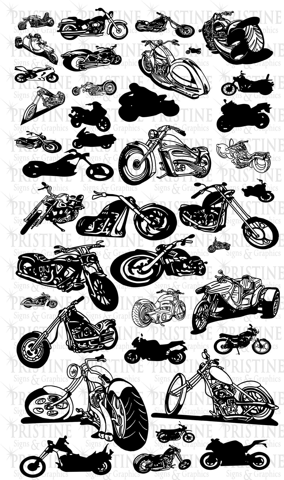 Bikes Digital Svg Bundle 100+ Designs - Etsy