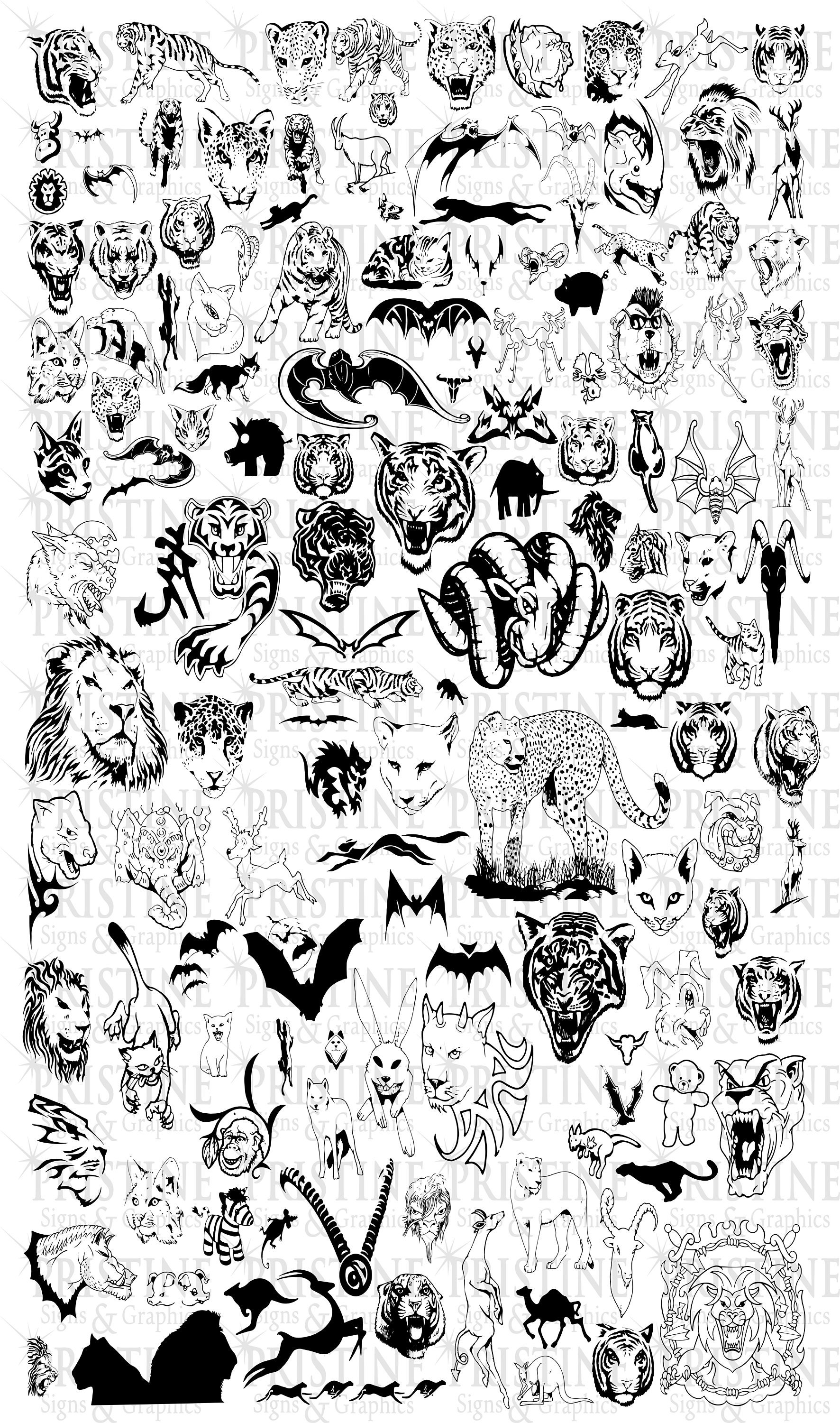 Animal Svg Files 400+ Designs - Etsy