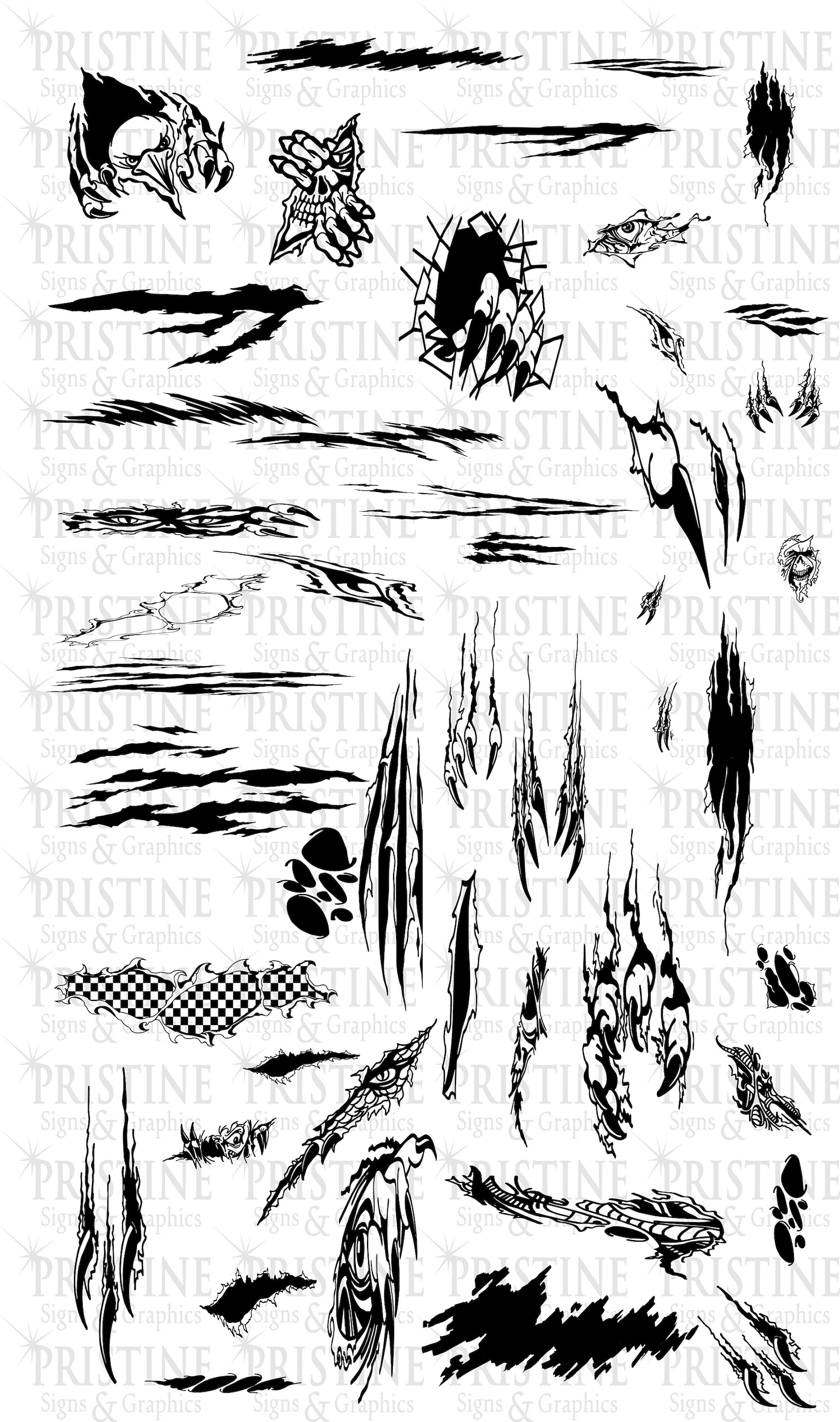 Rips and Tares Digital Svg File 100+ Designs - Etsy