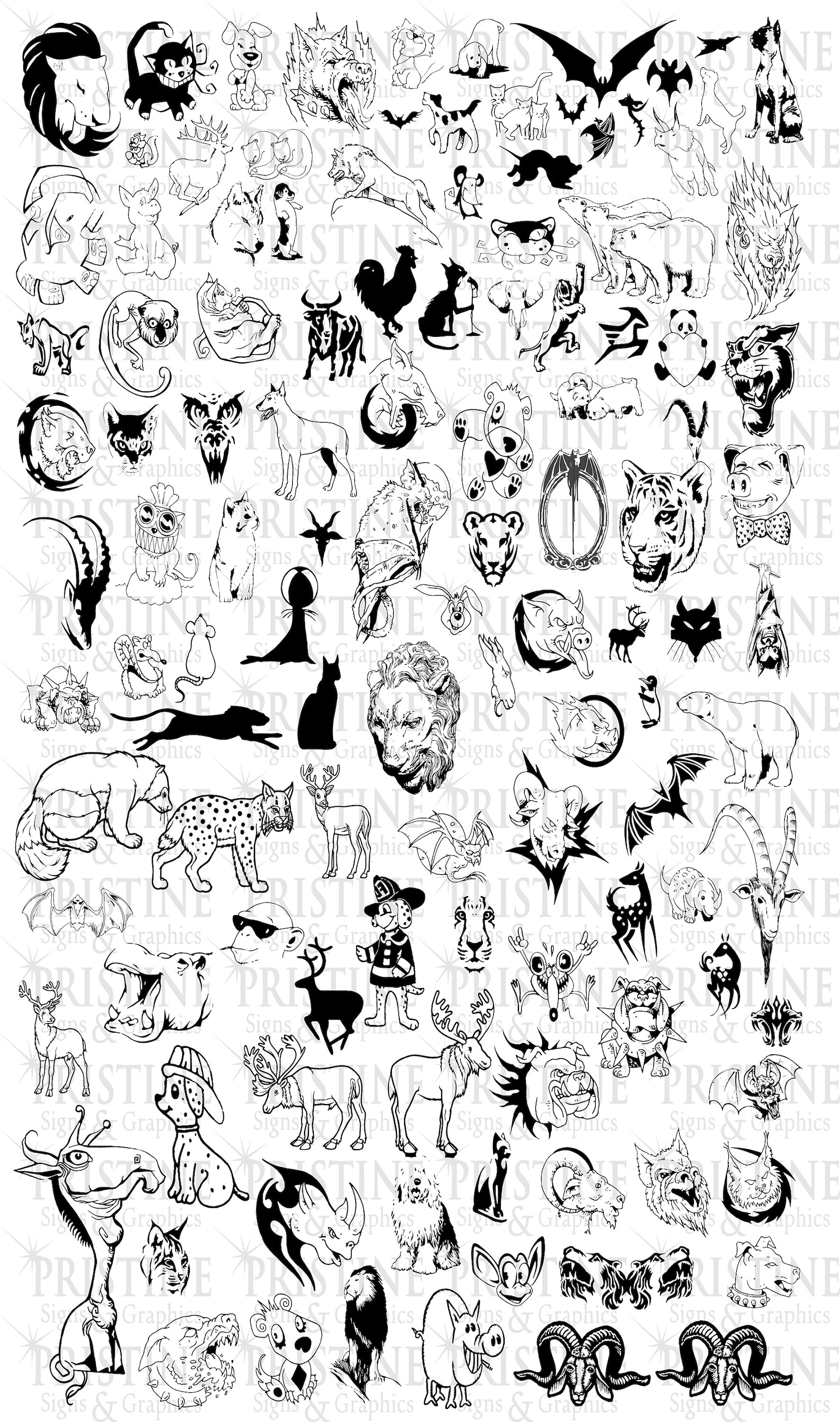 Animal Svg Files 400+ Designs - Etsy