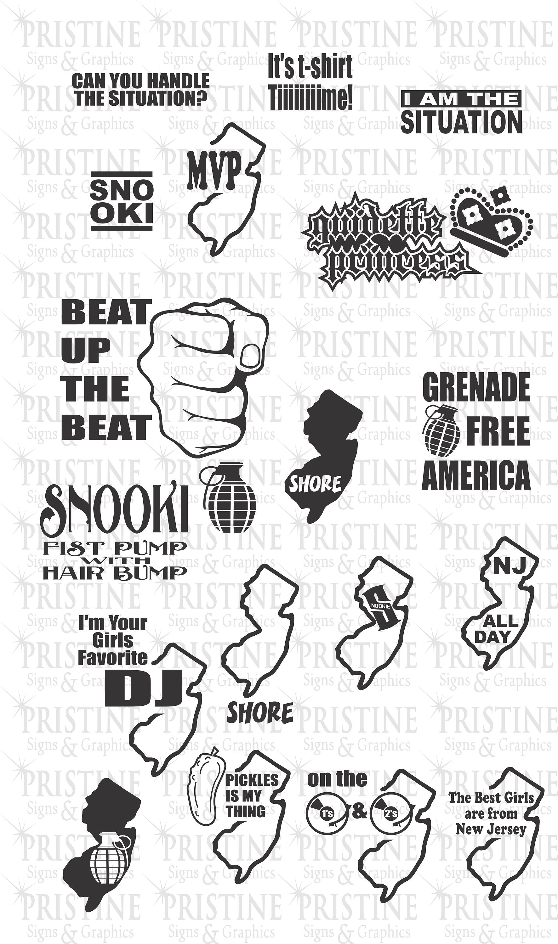 Jersey Shore Svg Files 80+ Designs - Etsy