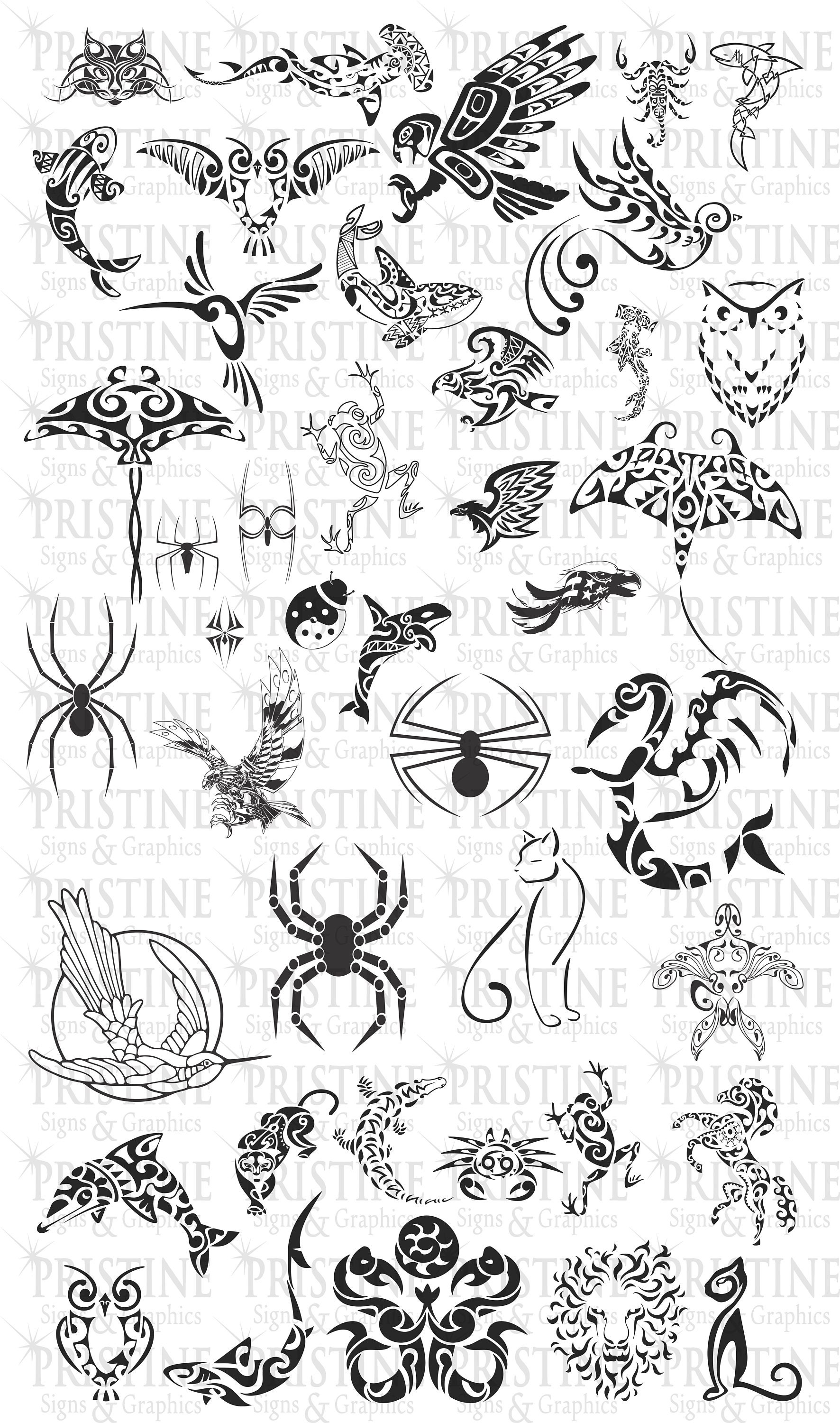 Animal Tribal Svg\png Bundle 200+ Designs. Print Ready - Etsy