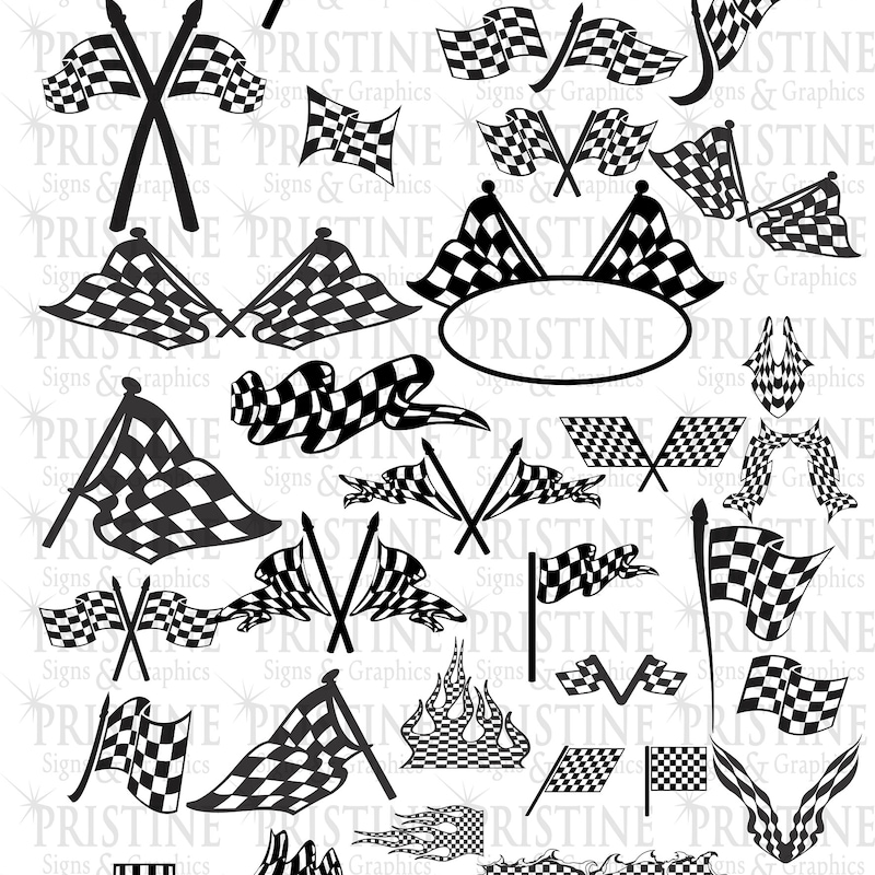 Checkered Flag Svg - Etsy