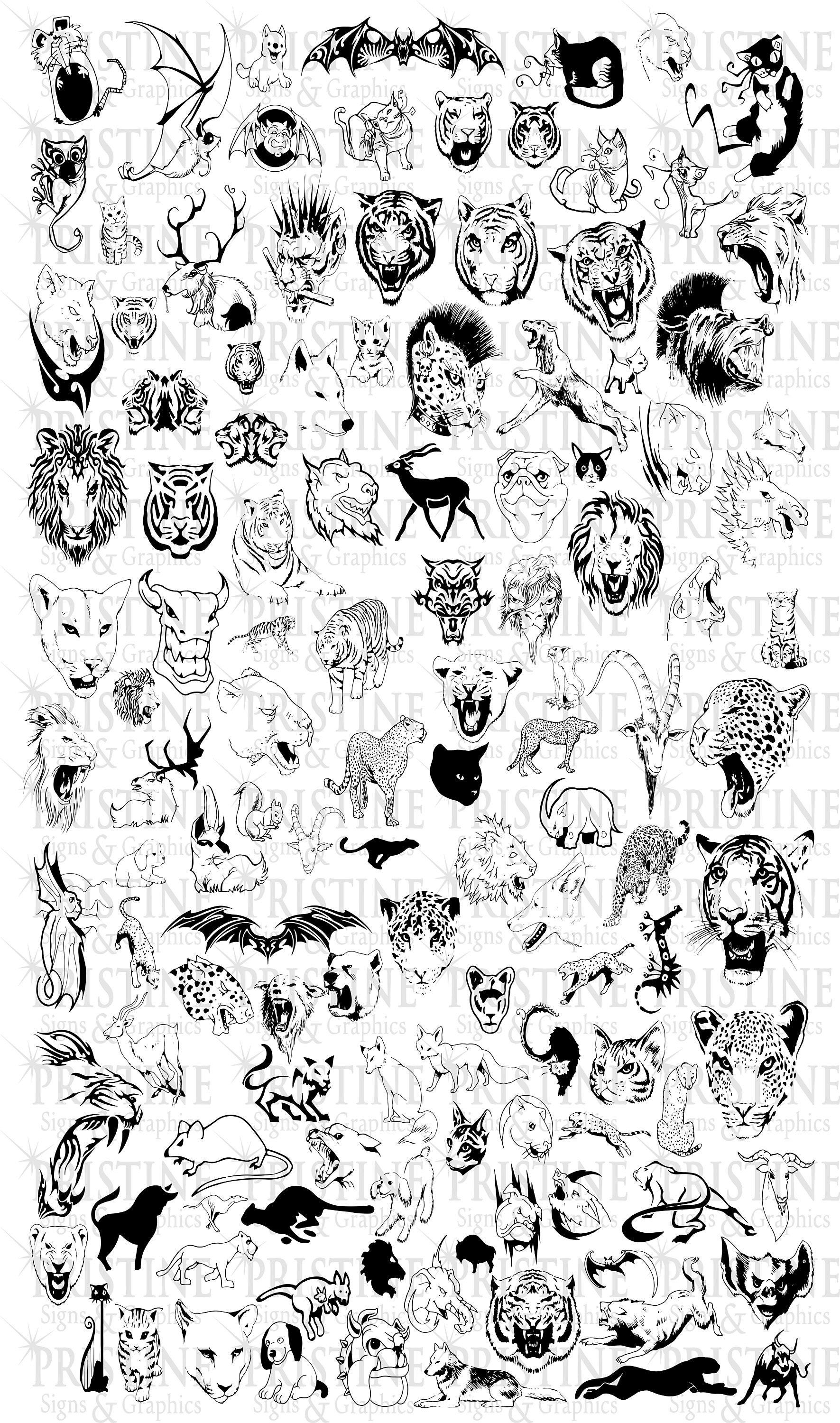 Animal Svg Files 400+ Designs - Etsy