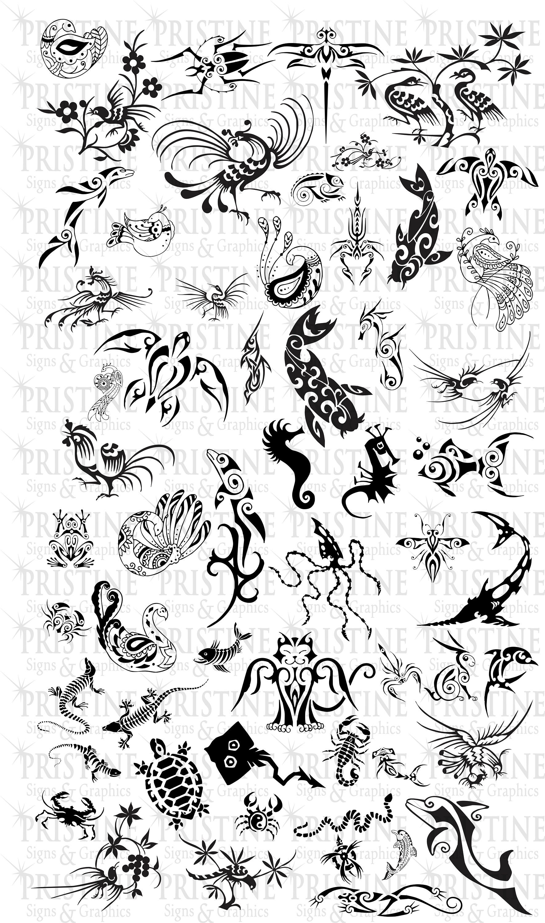 Animal Tribal Svg\png Bundle 200+ Designs. Print Ready - Etsy