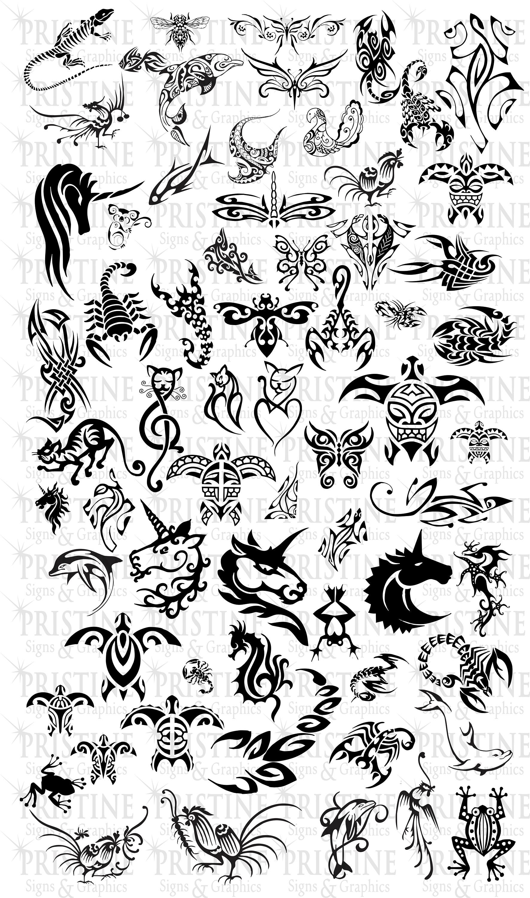 Animal Tribal Svg\png Bundle 200+ Designs. Print Ready - Etsy