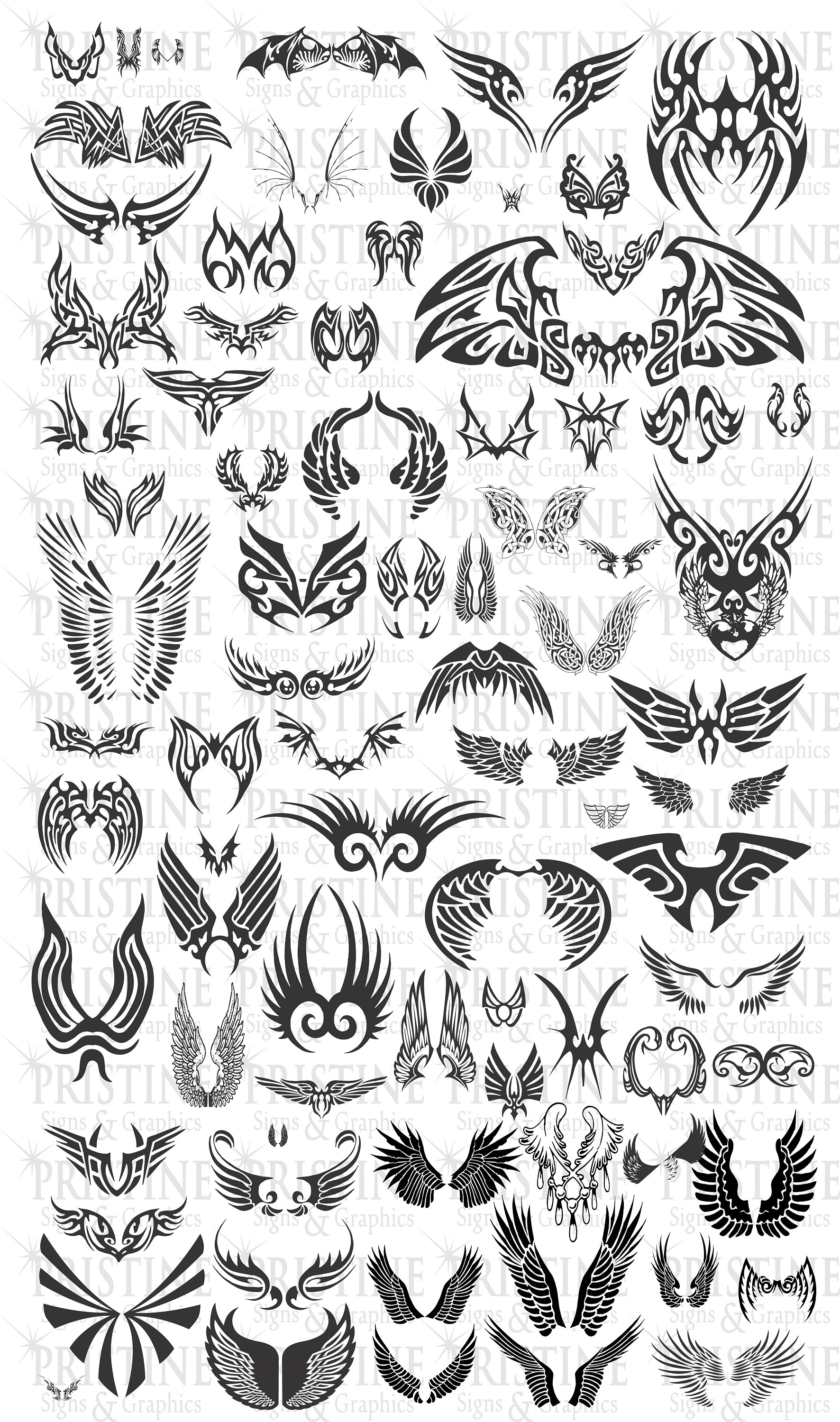Wing Svg\png Bundle 200+ - Etsy
