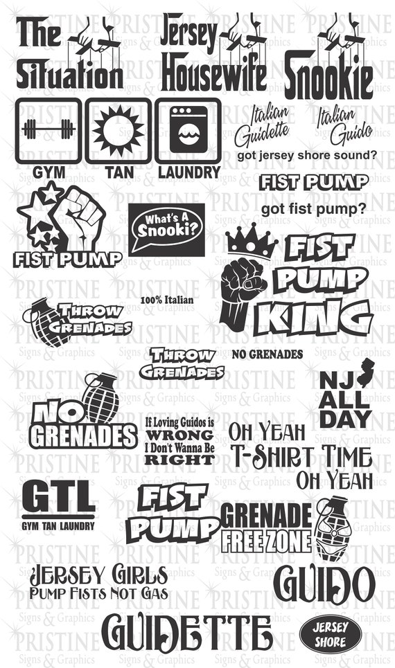 Jersey Shore Logo Font