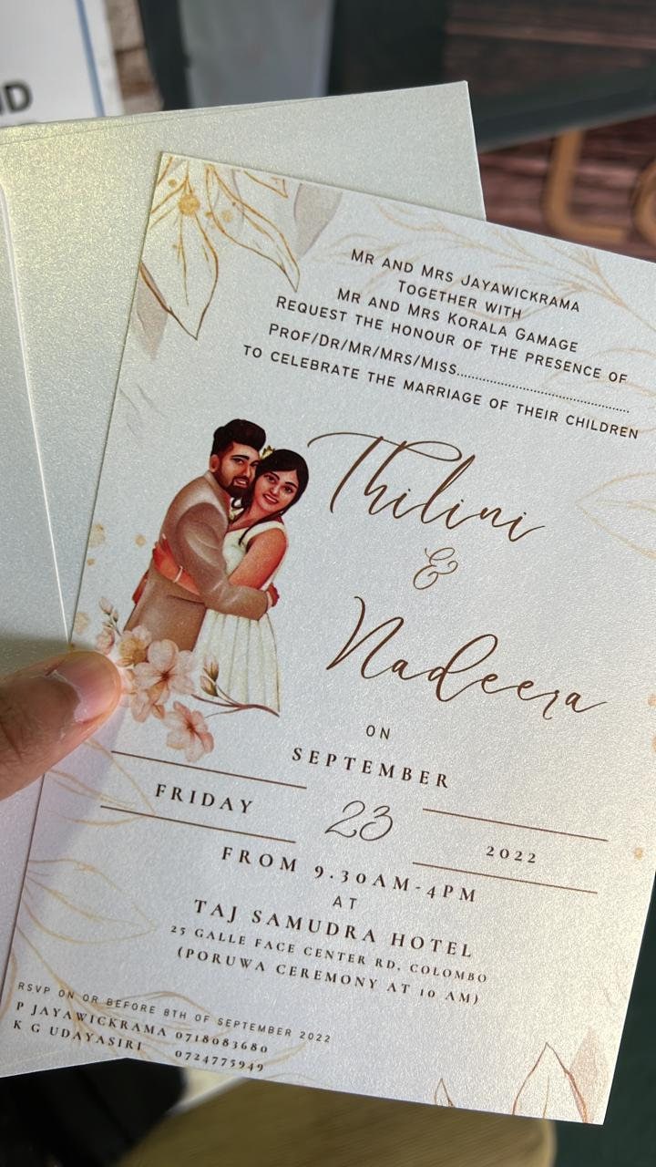 Personalized Wedding Cards Wedding Card Printed Custom - Etsy