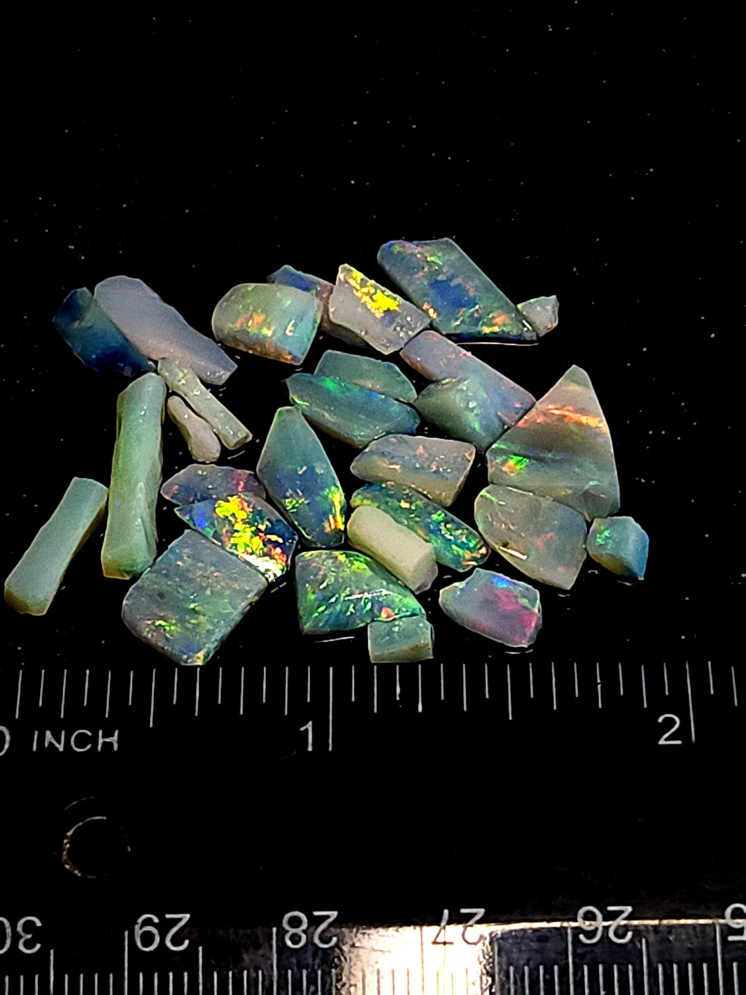 Mr74--opal Crystal Lapidary Value Add Rough Inlay Small Solid-- - Etsy