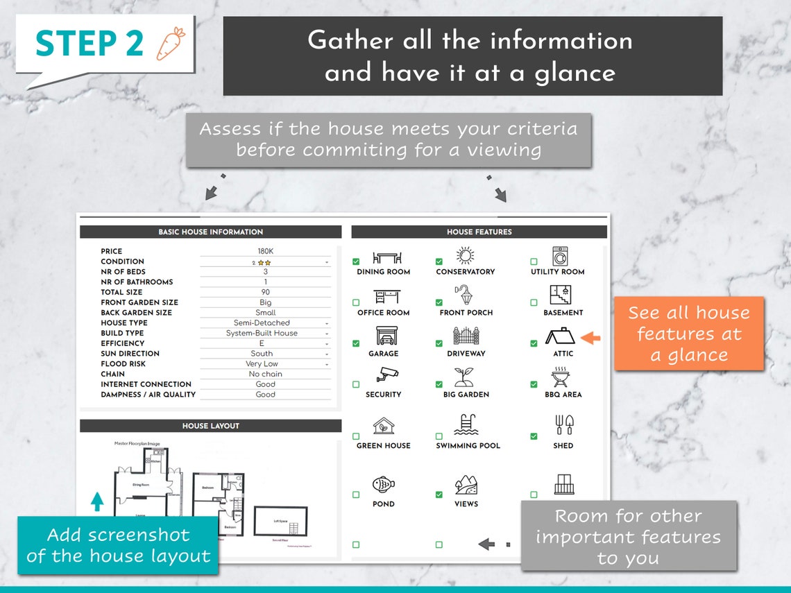 House Hunting Checklist With Over 200 Check Points | Your New Home ...