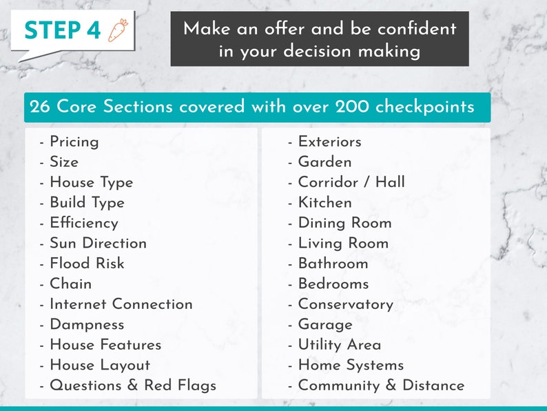 House Hunting Checklist With Over 200 Check Points | Your New Home ...
