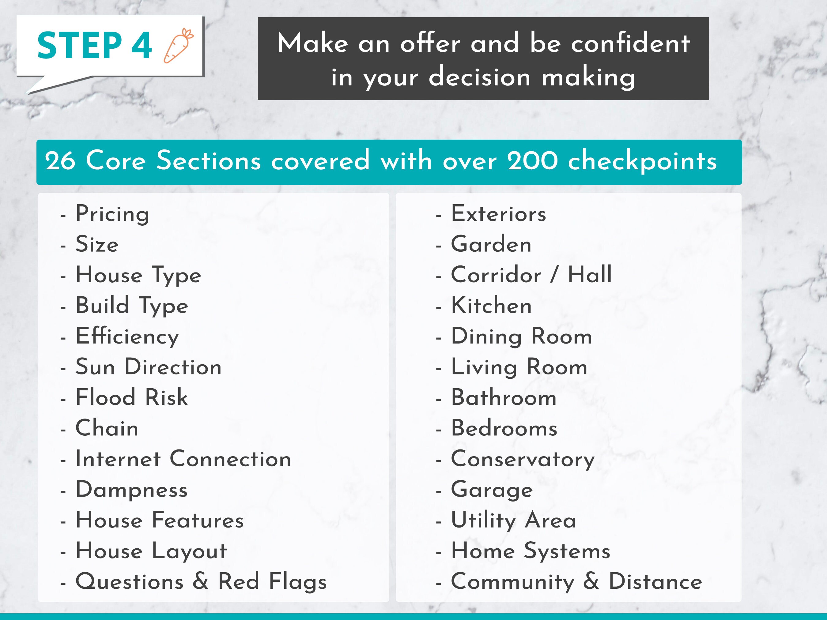 House Hunting Checklist With Over 200 Check Points | Your New Home ...