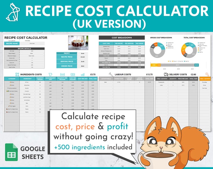 All in One Complete CODB Calculator for Photographers - Etsy Canada