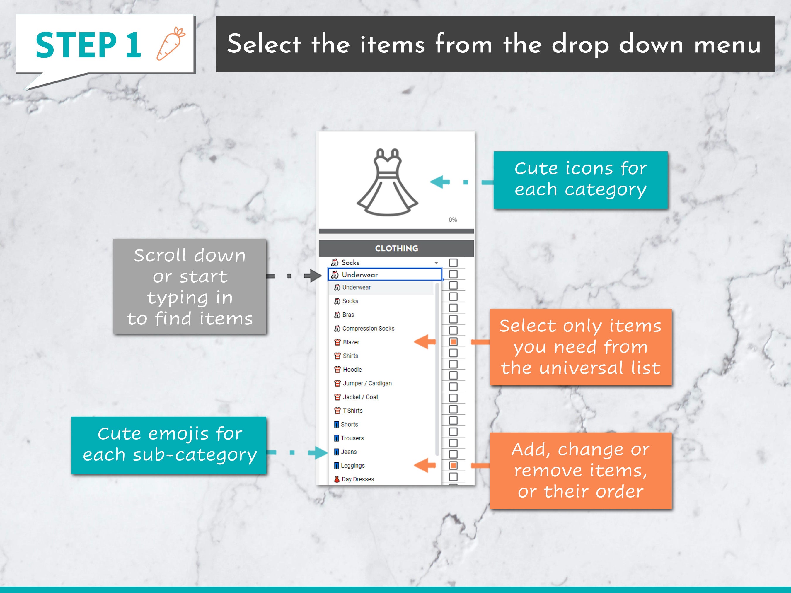 Editable Packing List Google Sheets Template With +390 Items to Pack ...