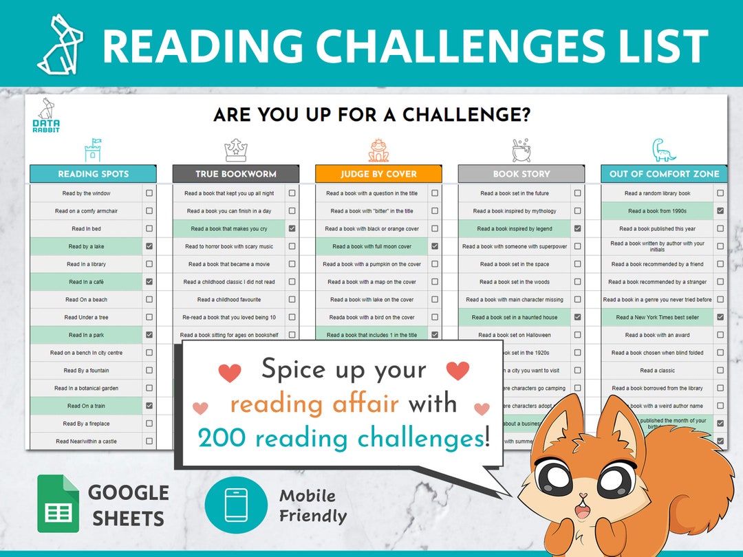 200 Book Reading Challenge | Reading Challenge List | Reading Goals ...