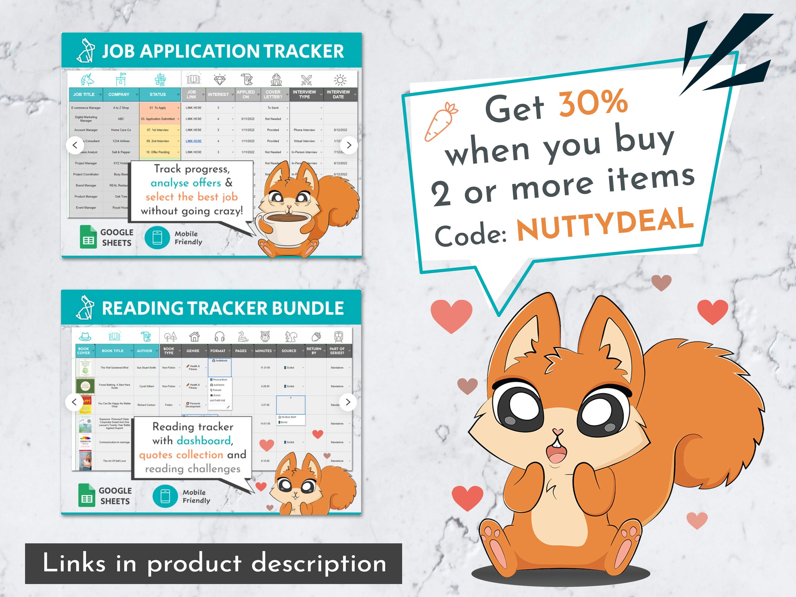 Vision Board Google Sheets Template | Goal Board | Dream Board ...