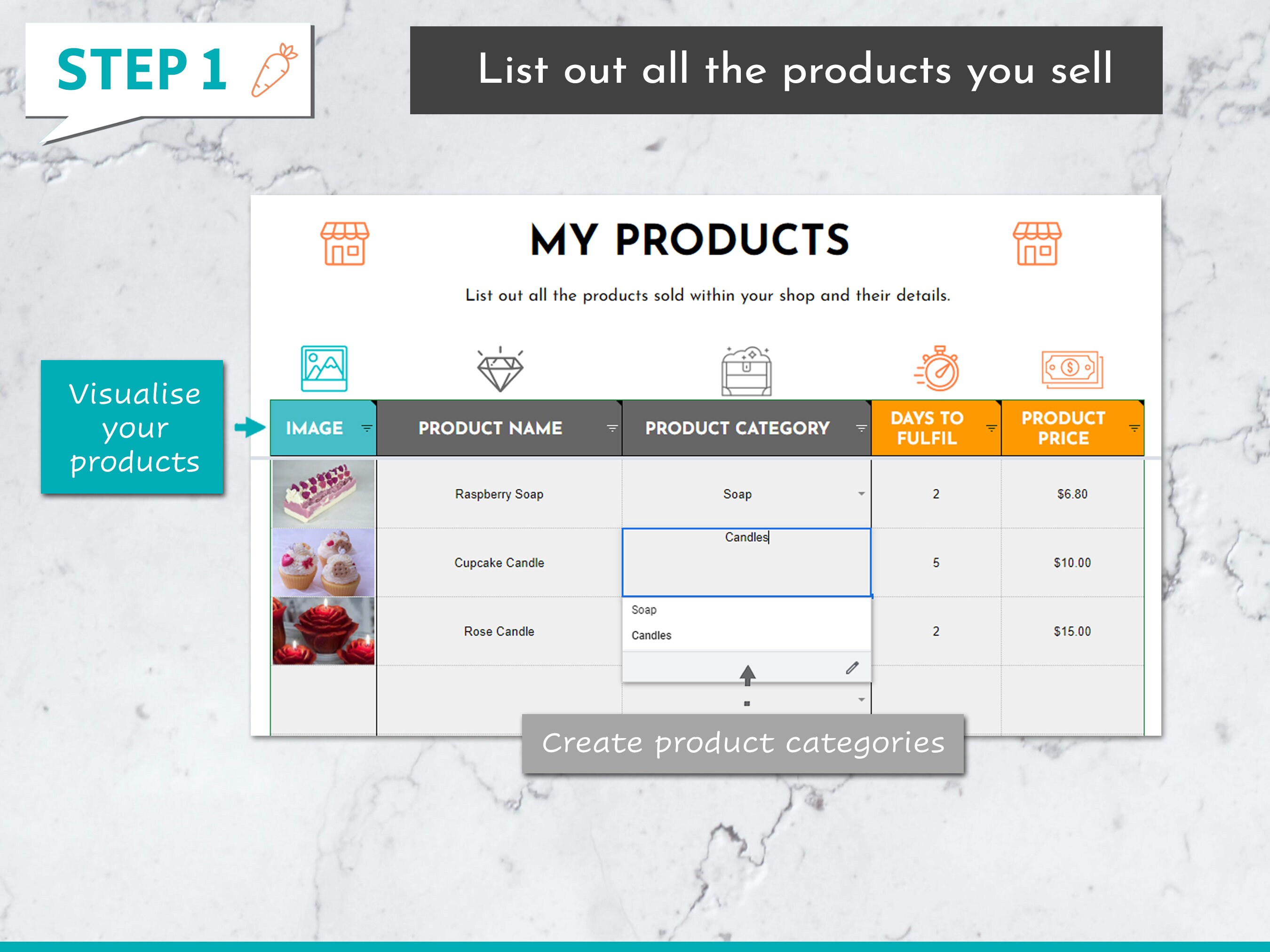 Order Fulfilment Tracker Google Sheets Template for Small Businesses ...