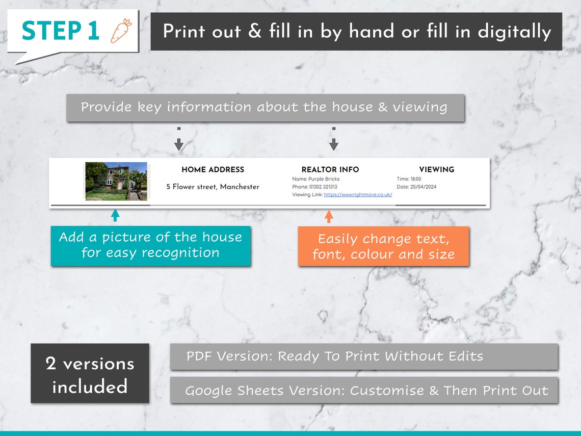 House Viewing Checklist | Google Sheets | +200 Things to Check Before ...