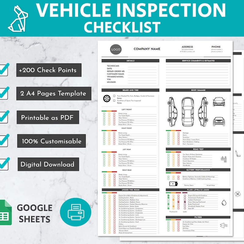Buying used car checklist pdf - Etsy.de