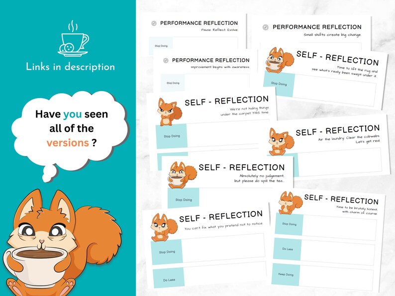 Self Reflection Worksheet: Performance Review, Employee Growth (PDF ...