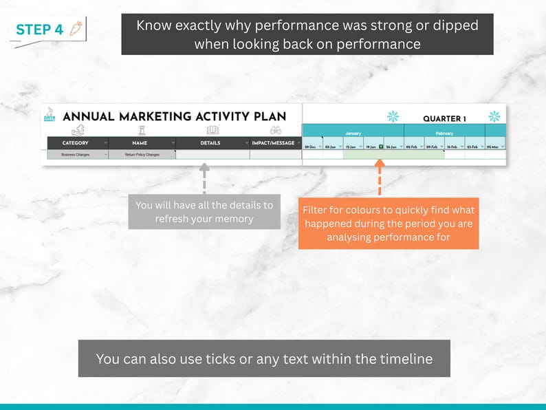 Annual Marketing Activity Plan Template | Google Sheets & Excel ...
