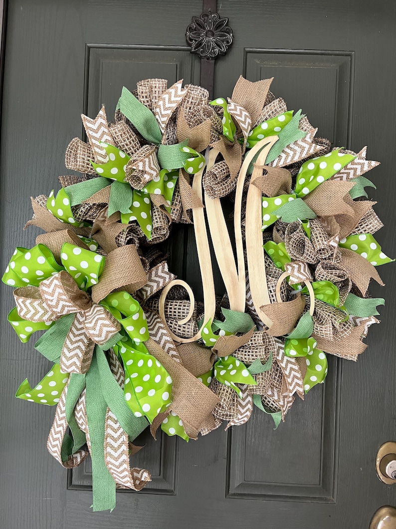 Custom Order Mesh Wreath - Etsy