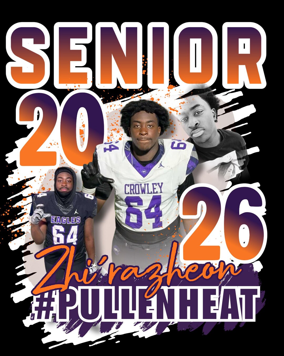 Custom Senior Athlete Design | Personalized Graduation Keepsake ...