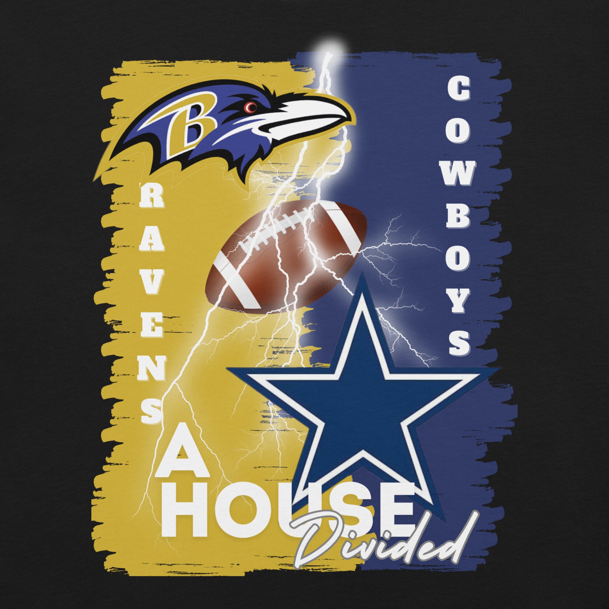 Two Professional Teams House Divided Custom Graphic T Shirt - Etsy
