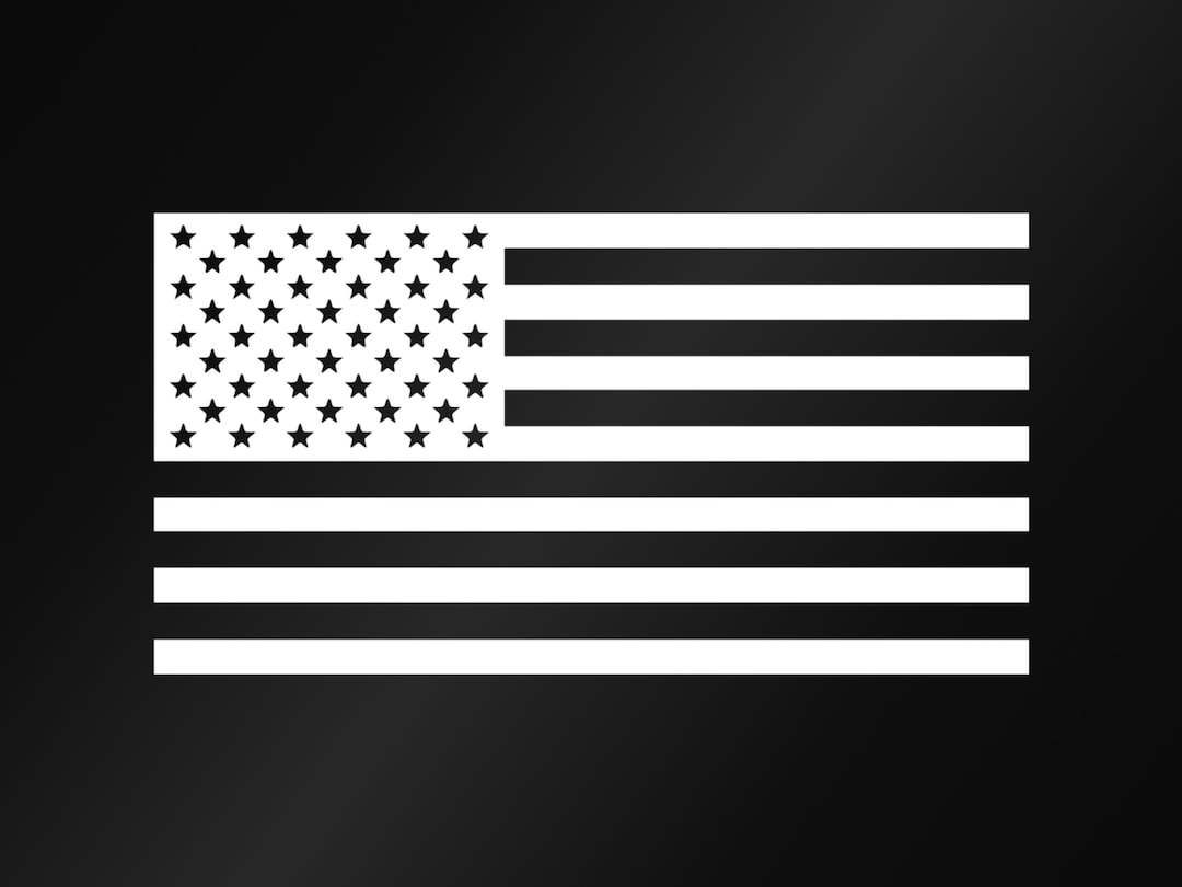 American Flag Vinyl Decal - Etsy