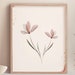 Minimal Botanical Print Floral Wall Art Printable Flower - Etsy