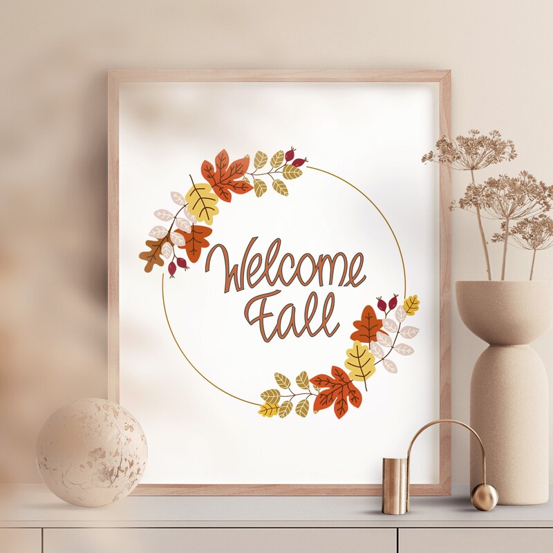 Minimal Fall Decor - Etsy