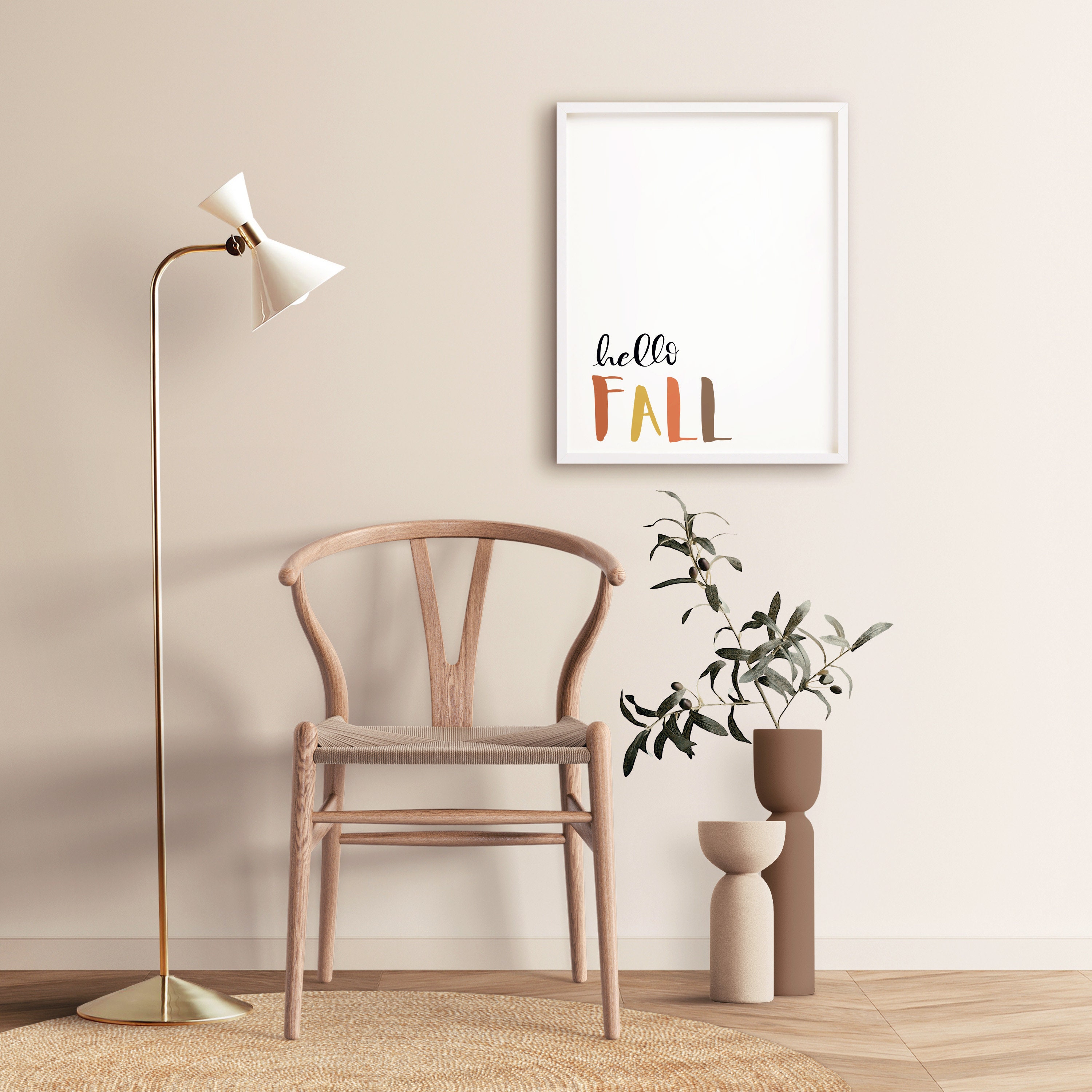 Hello Fall Printable, Hello Fall Sign, Hello Fall Print, Fall Home ...