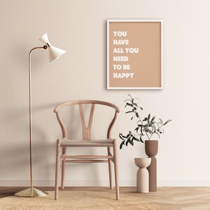 You Have All You Need, Motivation Wall Art, Quote Print, Mindset ...