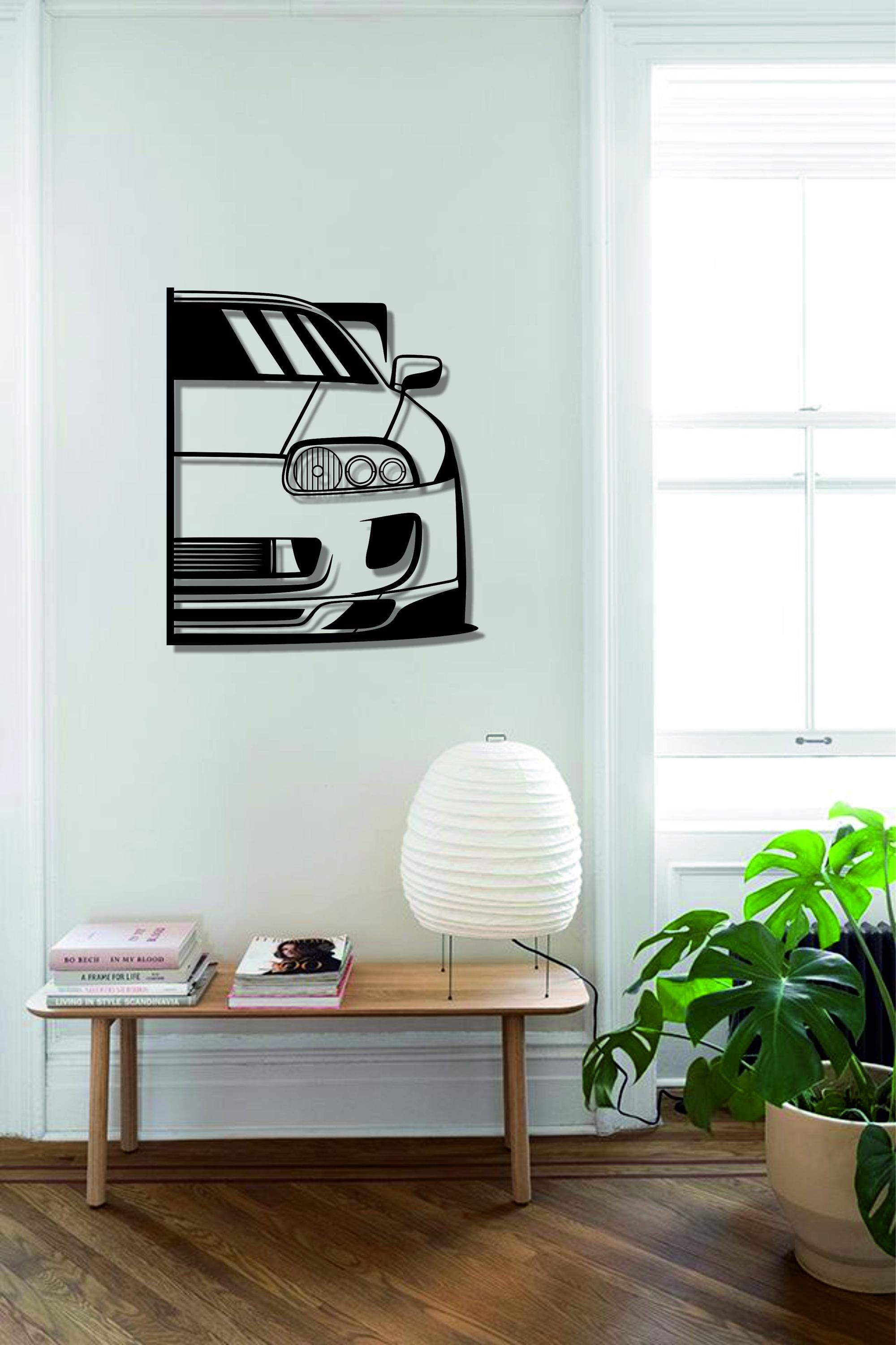 Supra Front Metal Car Wall Art | Metal Wall Art | Metal Car Wall Decor ...
