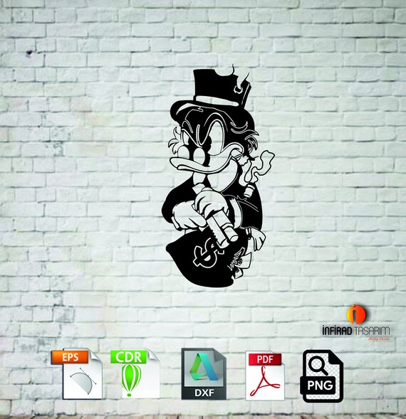 Donald Duck Decor Laser Cut Dxf CNC Cutting CNC Router - Etsy