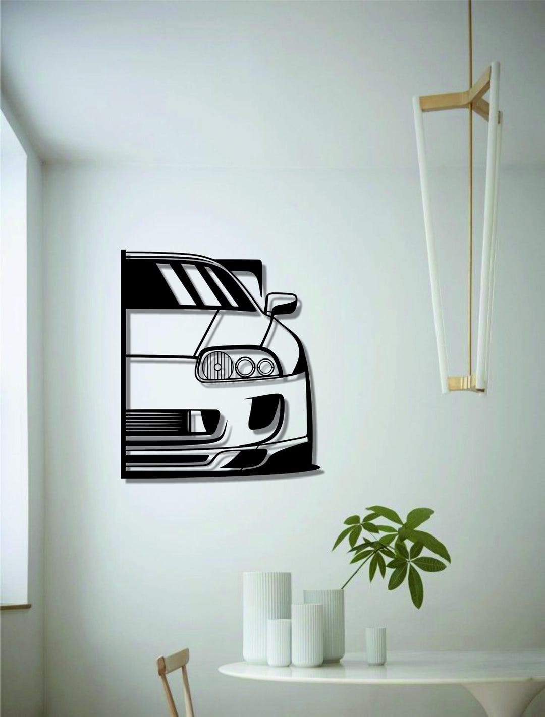 Supra Front Metal Car Wall Art | Metal Wall Art | Metal Car Wall Decor ...