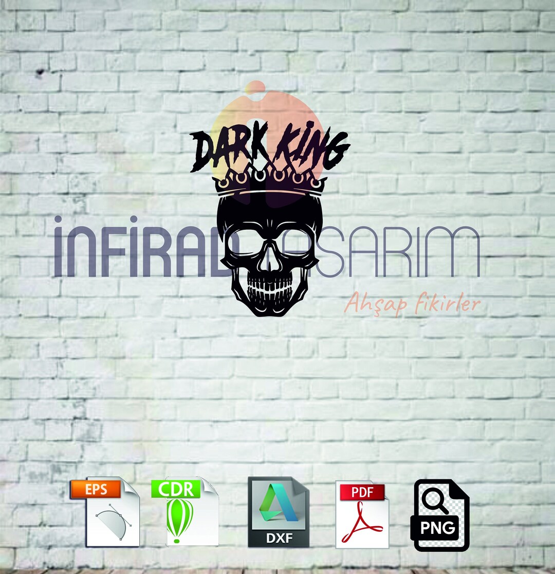 Dark King Decor Laser Cut, Dxf, CNC Cutting, CNC Router, Digital ...