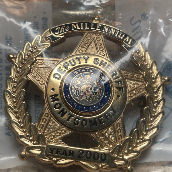 Montgomery Sheriff Badge Svg - Etsy