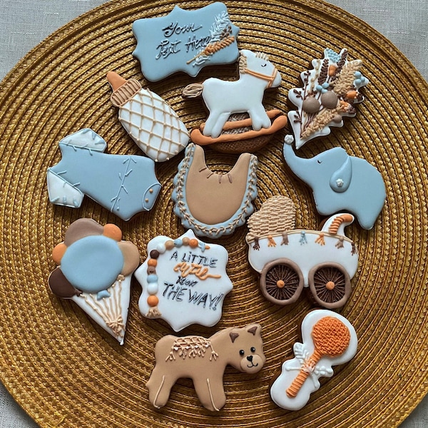 Baby Boy Cookies - Etsy